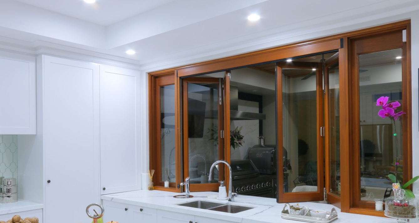 Kitchen Bifold Windows illuminate your Space - OpenWall System